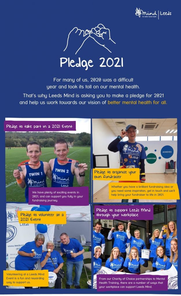 Launching Pledge 2021! - Leeds Mind