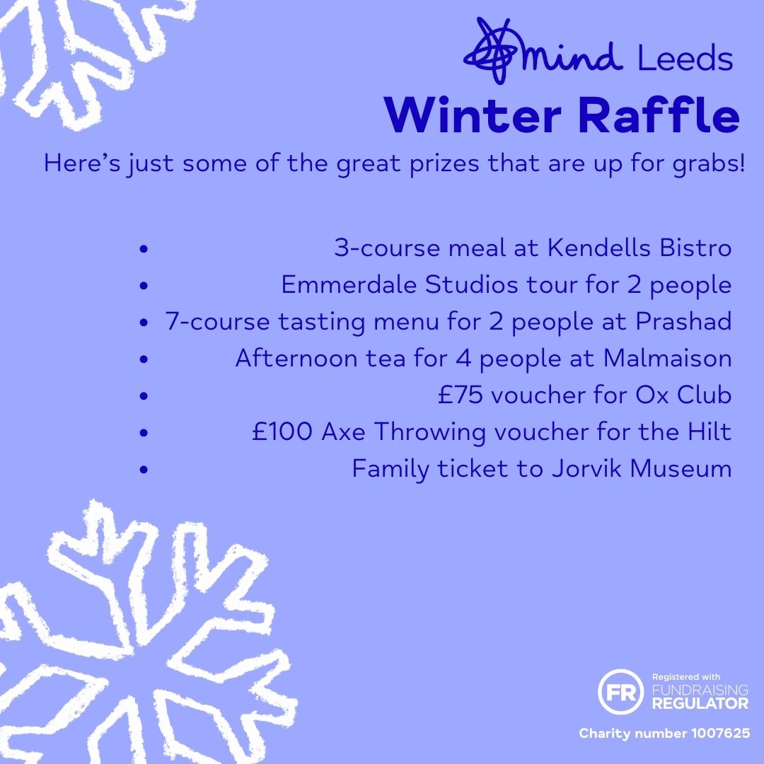 Winter Raffle - Leeds Mind